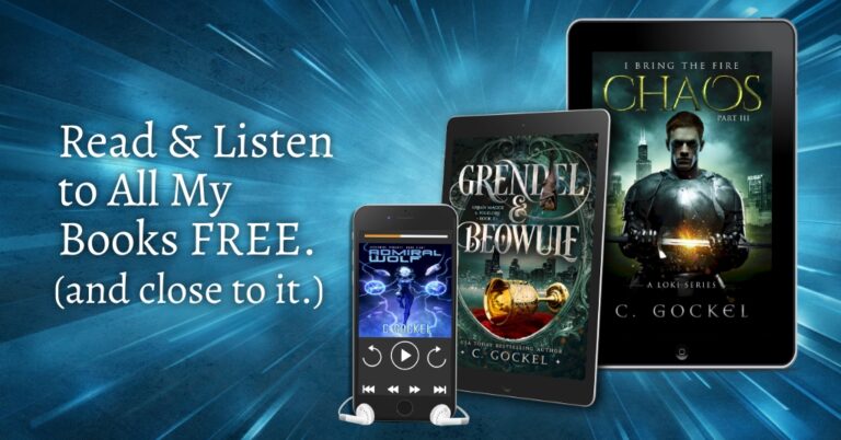 Ways to Read and Listen to My Series For FREE or Close To It - C Gockel ...